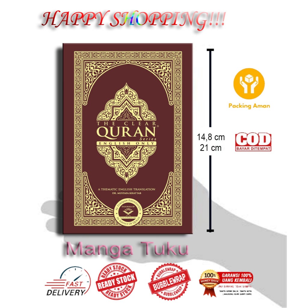 The Clear Quran by Dr Mustafa Khattab (English Only) | Shopee Singapore