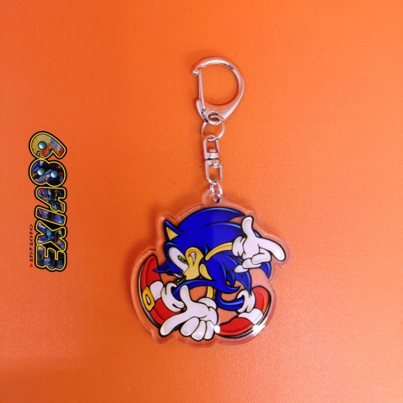 Sonic The Hedgehog Acrylic Keyholder - Sonic (UV Print) | Shopee Singapore