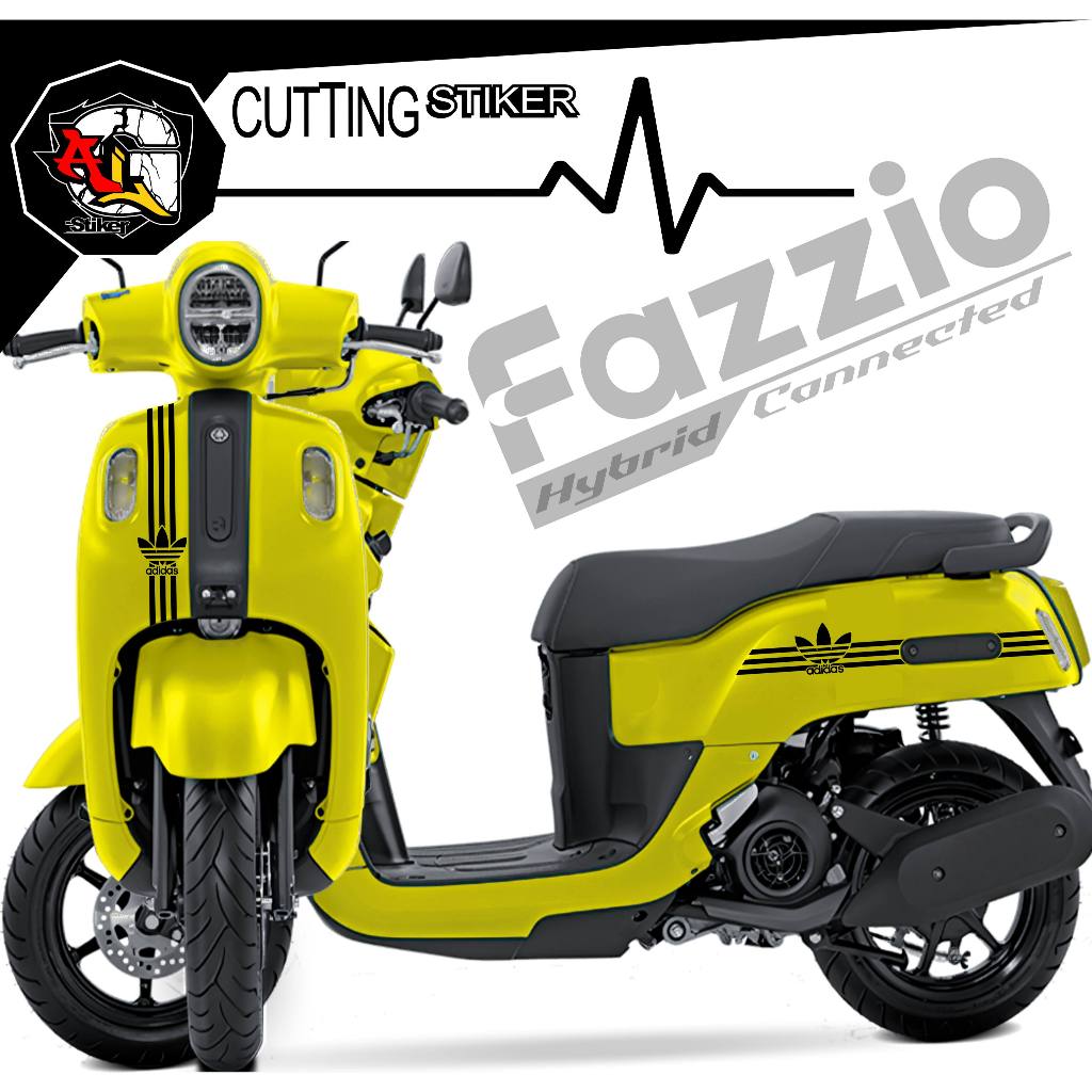 CUTTING STICKER/LOGO STICKER/535/ADIDAS LOGO FAZZIO STICKER/FAZZIO ...