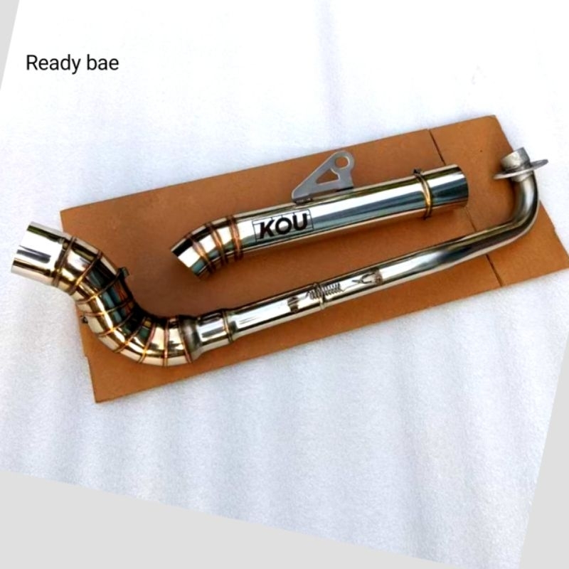 Exhaust muffler pipe full system exhaust kou modenas ct100 ct110 ct115 ...