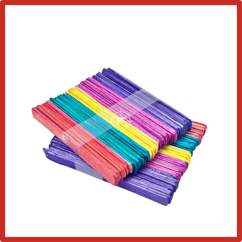 COLORFUL WOODEN ICE CREAM CREATIVE ICE CREAM STICK TOY COLORFUL ICE ...