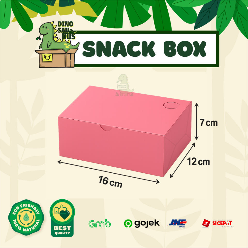 Snack Box / Catering Box 16x12x7 cm – Snack Box / Thick Rice Box ...
