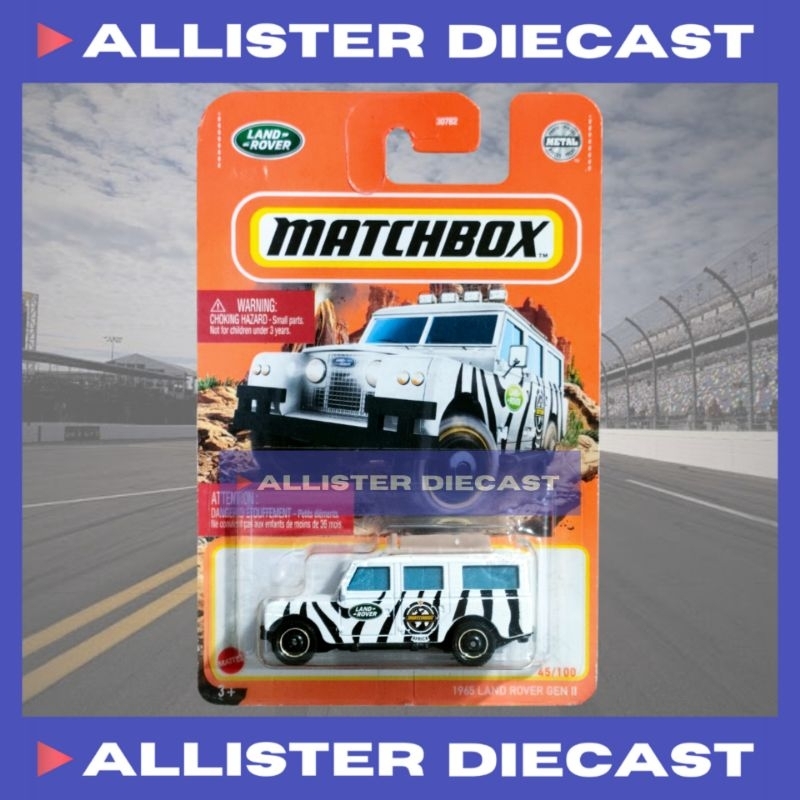 Matchbox 1965 Land Rover Gen II White Matchbox 1965 Land Rover Gen II ...