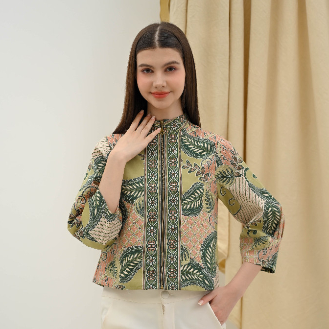 135 MCD/ Batik Bomber Jacket/ Batik Outer/ Batik Outer/ Ethnic Batik ...