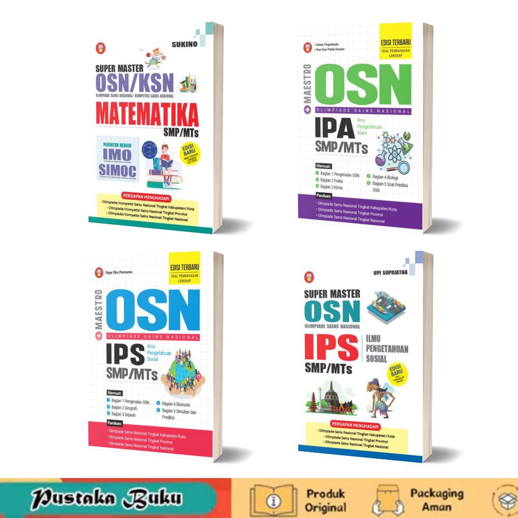 OSN Book for Mathematics/IPA/IPS for SMP/MTs | Shopee Singapore