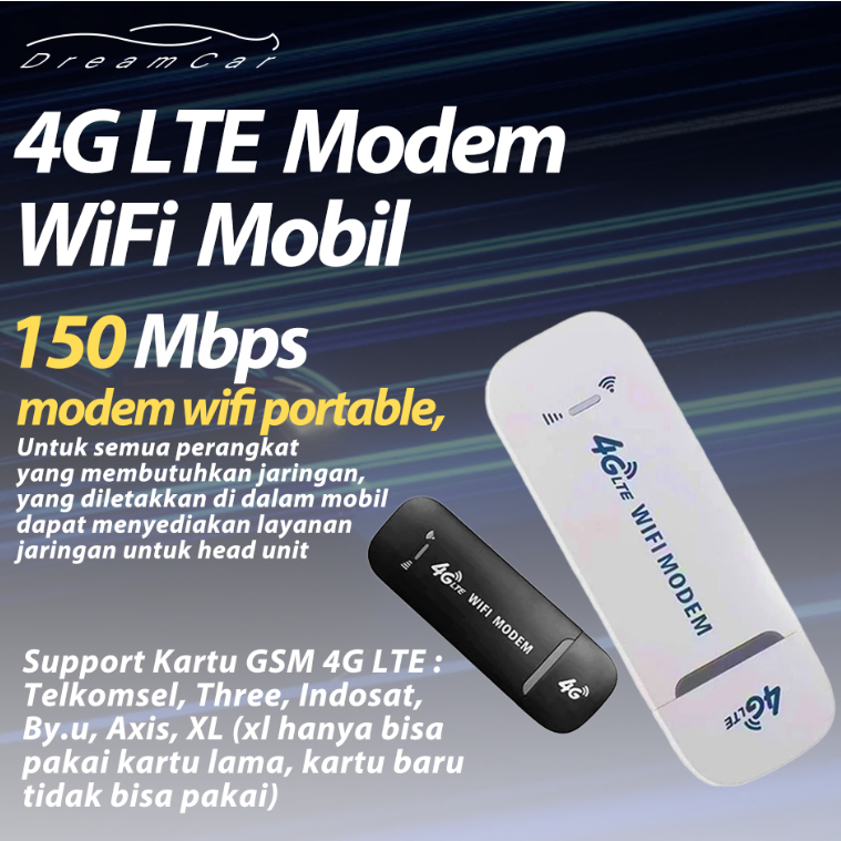 4G WIFI modem portable wifi modem Support All Operators SIM card 150 ...