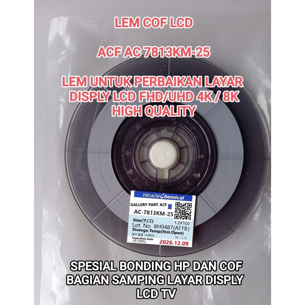 ACF AC 7813KM 25 LCD COF GLUE FOR LCD COF REPAIR tv, monitor, hp ...