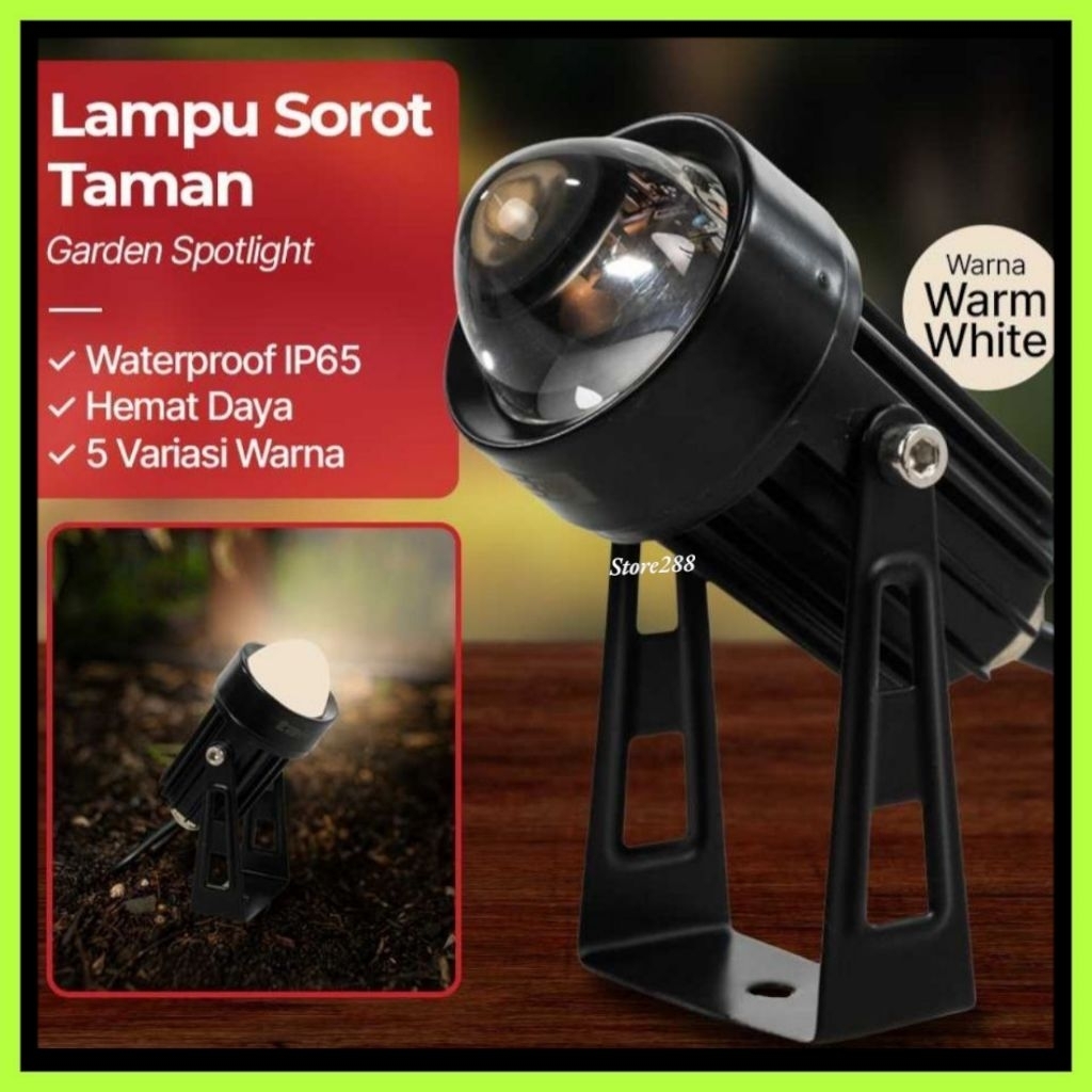 1 Year Warranty Decorative Garden Spotlight Garden Spotlight Waterproof ...