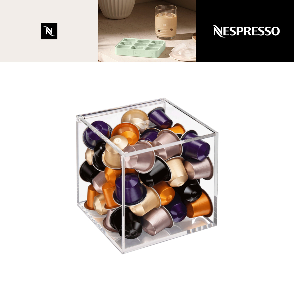 Nespresso VIEW Cube Capsule Dispenser (Coffee Capsule Container ...