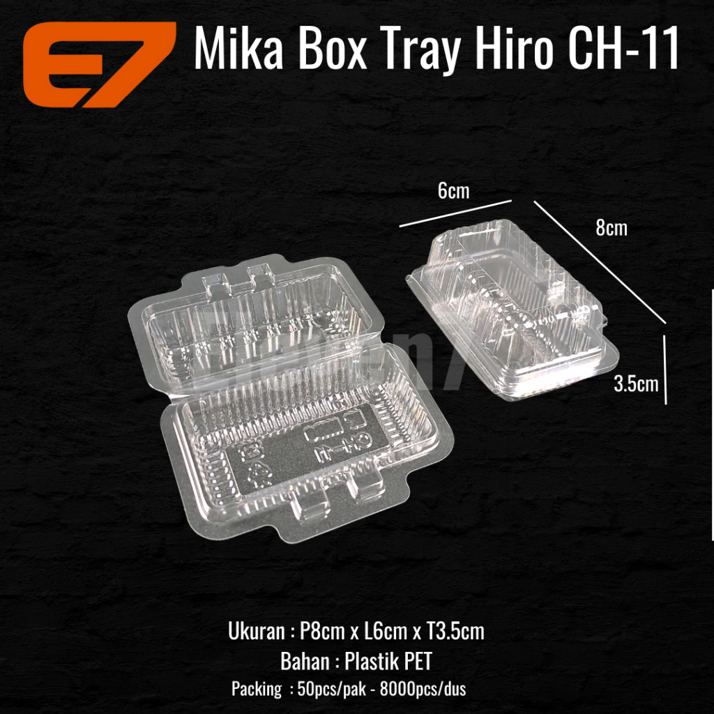 Hiro CH-11 Plastic Mika Box - Cake/Tart Box, Plastic Box, Cake Box ...