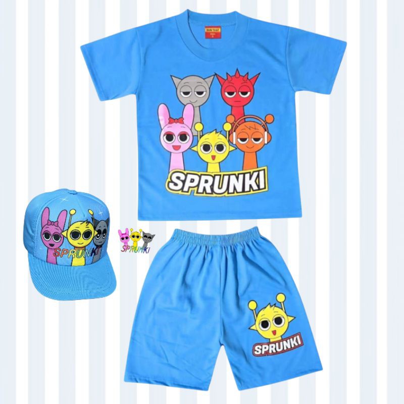 Sprunki INCREDIBOX BOYS/GIRLS' CLOTHING SET FOR AGES 1-10 YEARS ...