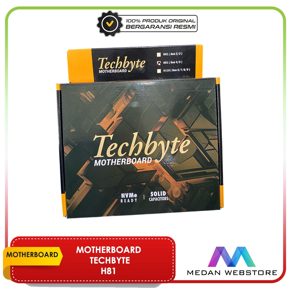 Motherboard techbyte h81 NEW 1 YEAR WARRANTY | Shopee Singapore