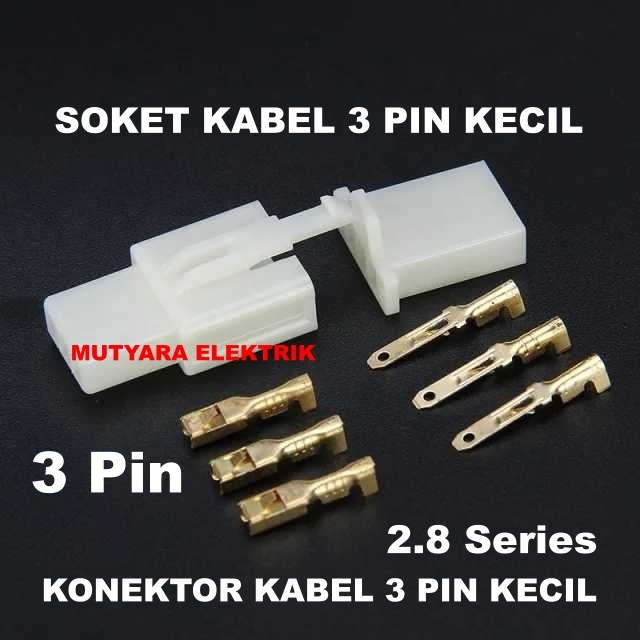 Small 3 pin cable Socket small 3 pin cable Socket/ 3 pin motorbike ...