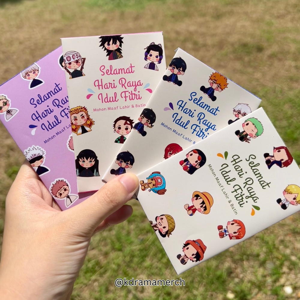 [CONTENTS Of 12 PCS] ANIME EID ENVELOPE / EID UL FITRI ENVELOPE ...