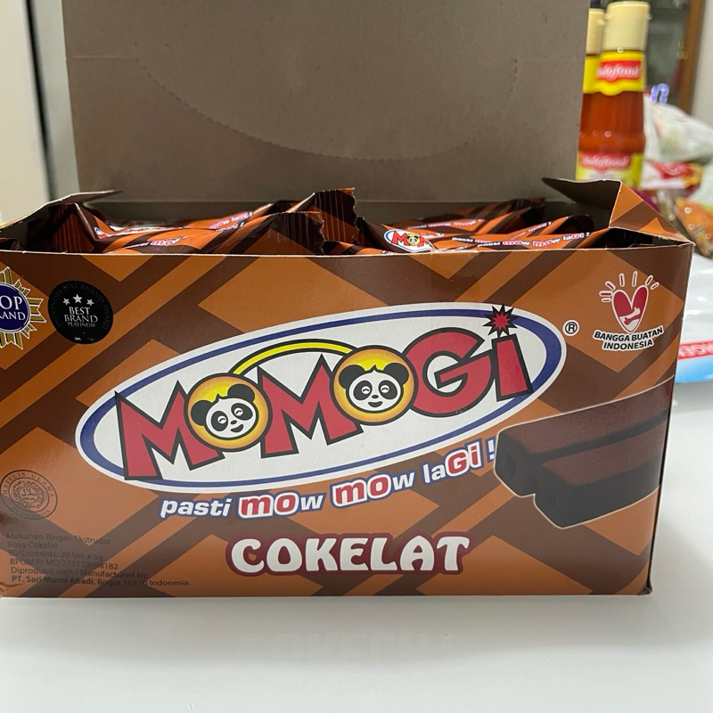Momogi chocolate snack sachet box | Shopee Singapore