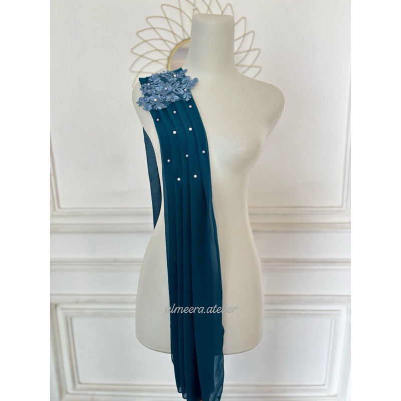 READY kebaya shawl / shoulder shawl / shoulder slayer | Shopee Singapore