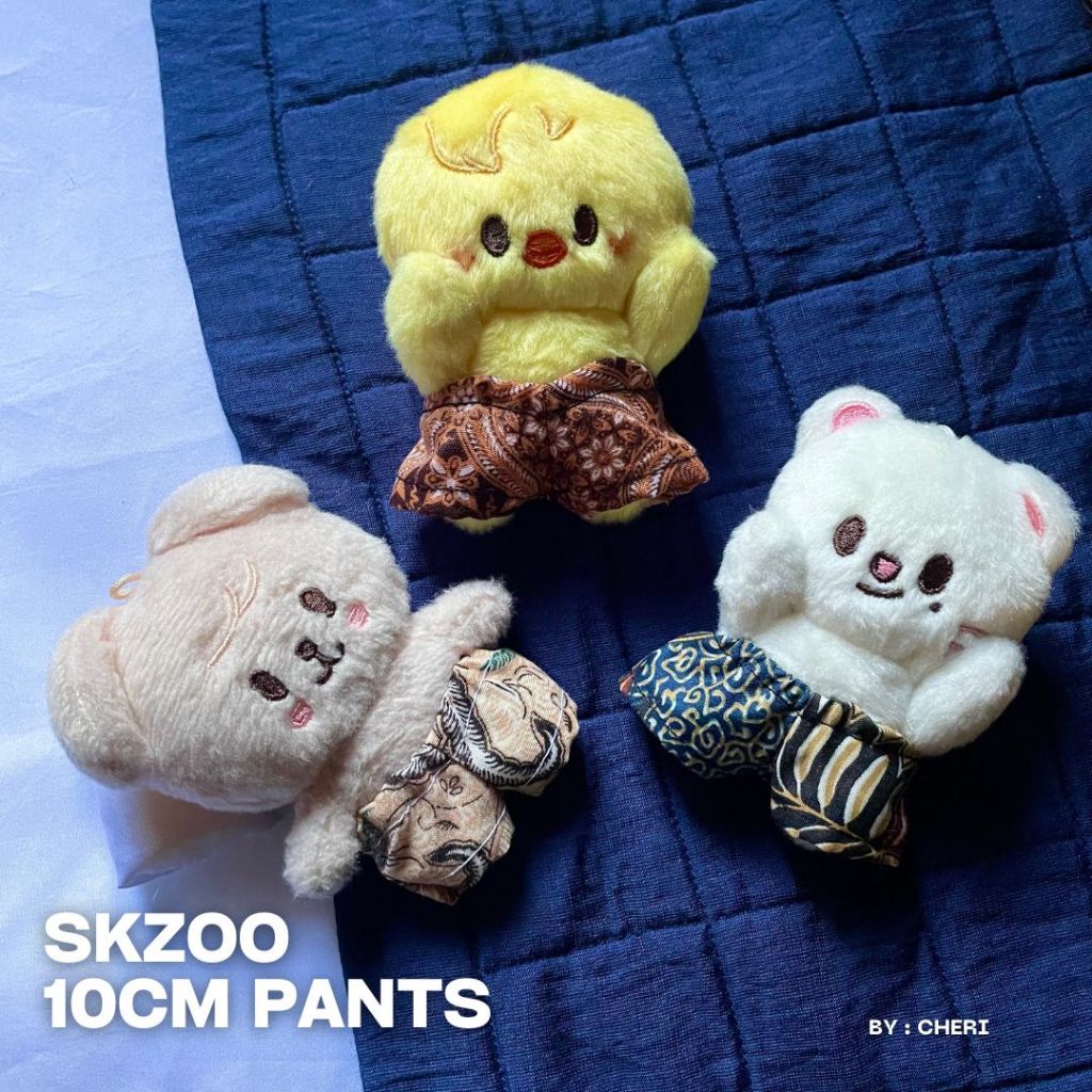 Skzoo Pants 10CM Plush Doll Pants Stray Kids Wolfchan Leebit Dwaeki ...