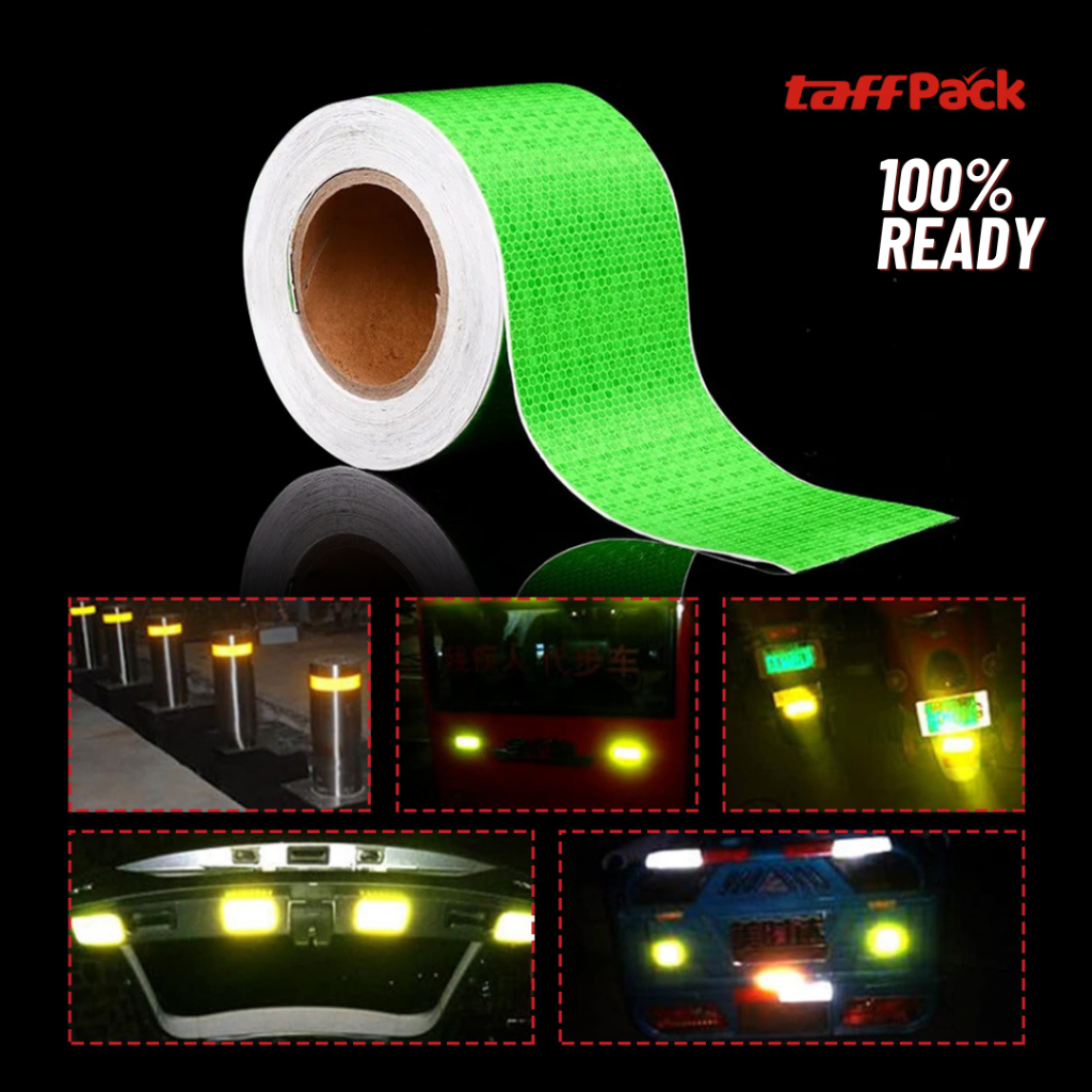 CAHAYA 25m Light Reflecting Reflector Sticker / 3M Reflective Reflector ...
