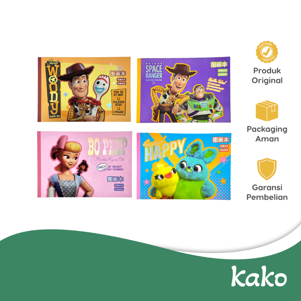 KAKAO TOY STORY DRAWING BOOK A4 DSNR02155 | Shopee Singapore