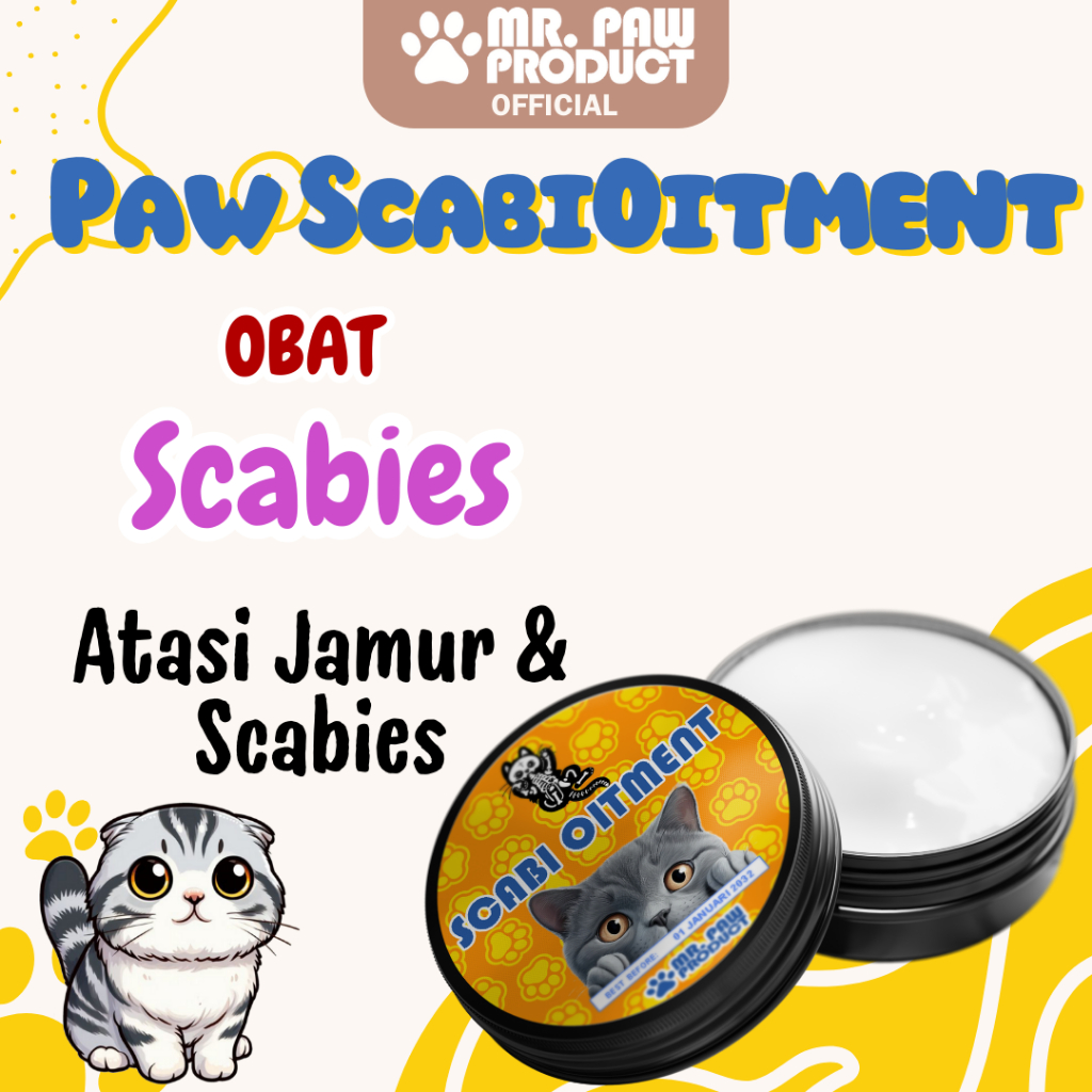 Mr PAW - Scabi Oitment / cat scabies fungus cream / cat and dog scabies fungus cream | Shopee ...