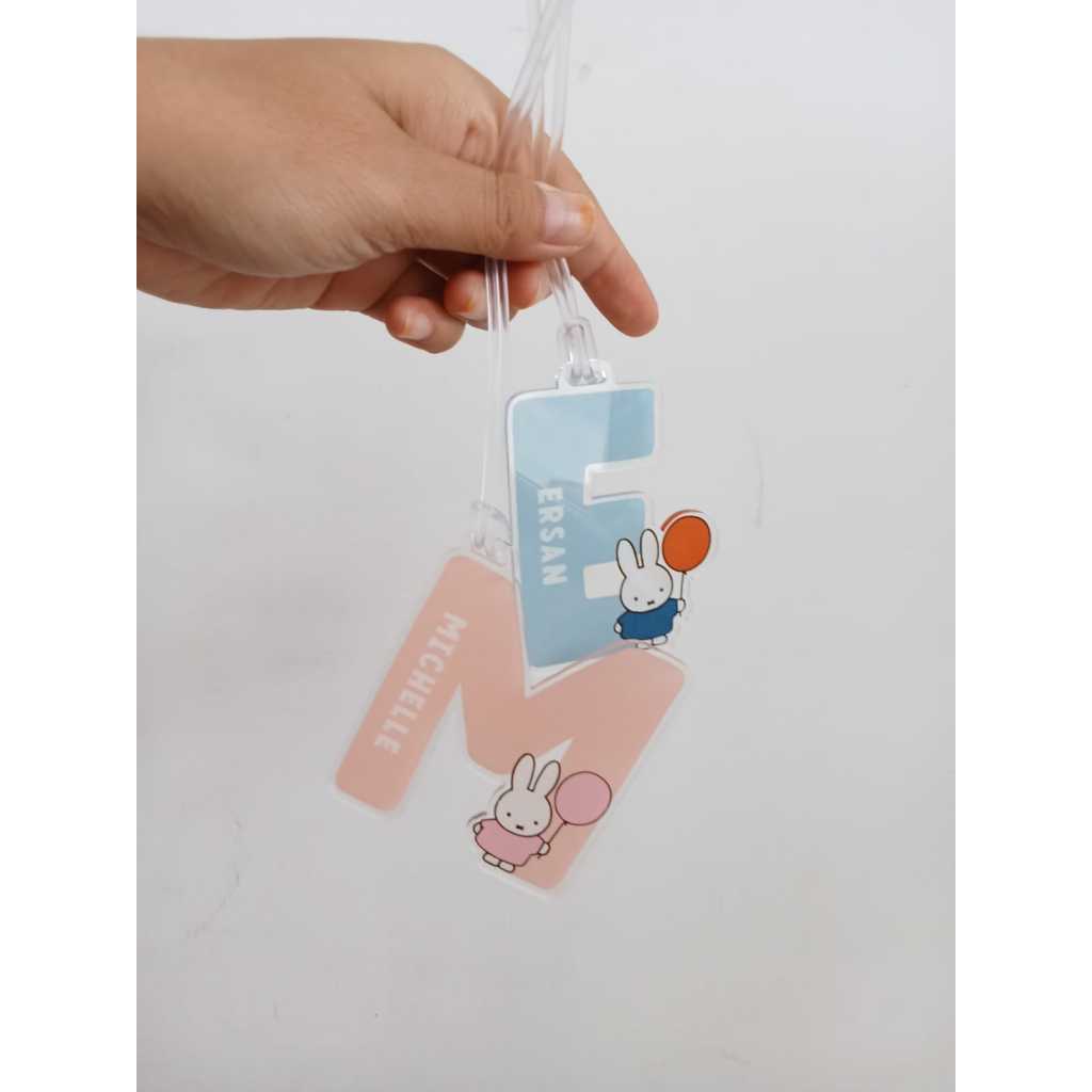GANTUNGAN LUGGAGE MIFFYTAG BAG HANGER/ MIFFY KEYCHAIN/ MIFFY PRINTING ...
