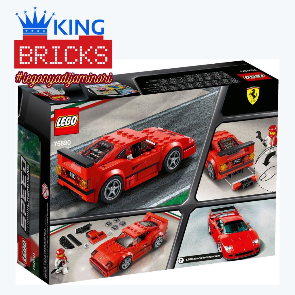 LEGO 75890 SPEED CHAMPIONS Ferrari F40 Composite | Shopee Singapore