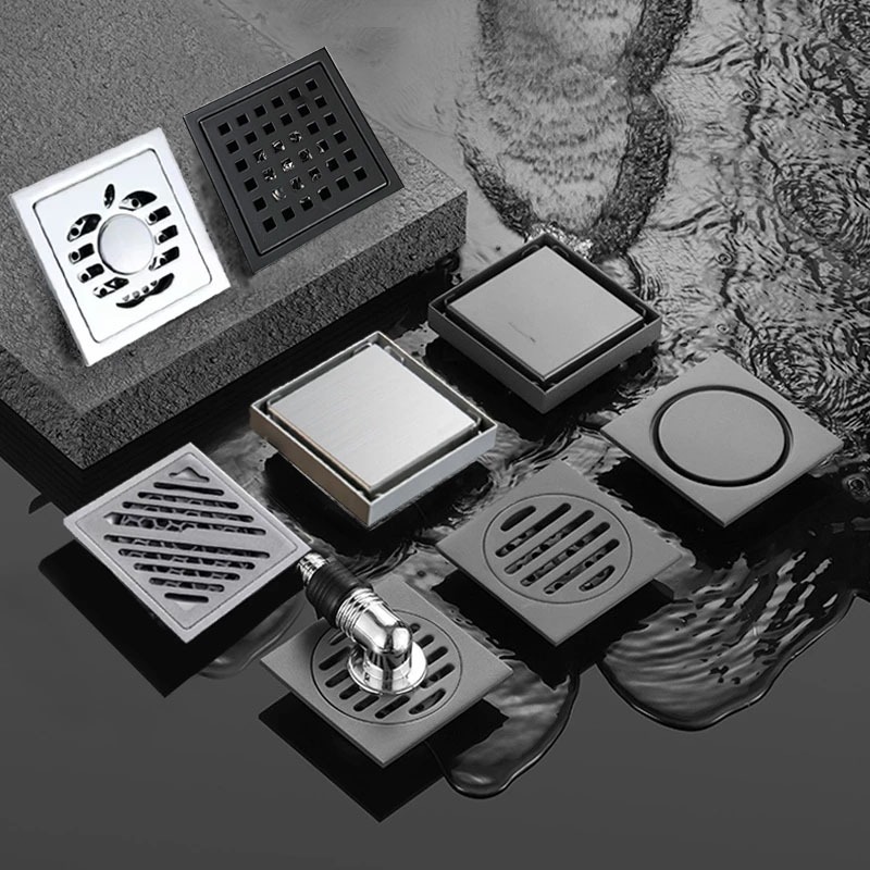 Minimalist Floor Drain Stainless Anti Insect / banjir / cockroach ...