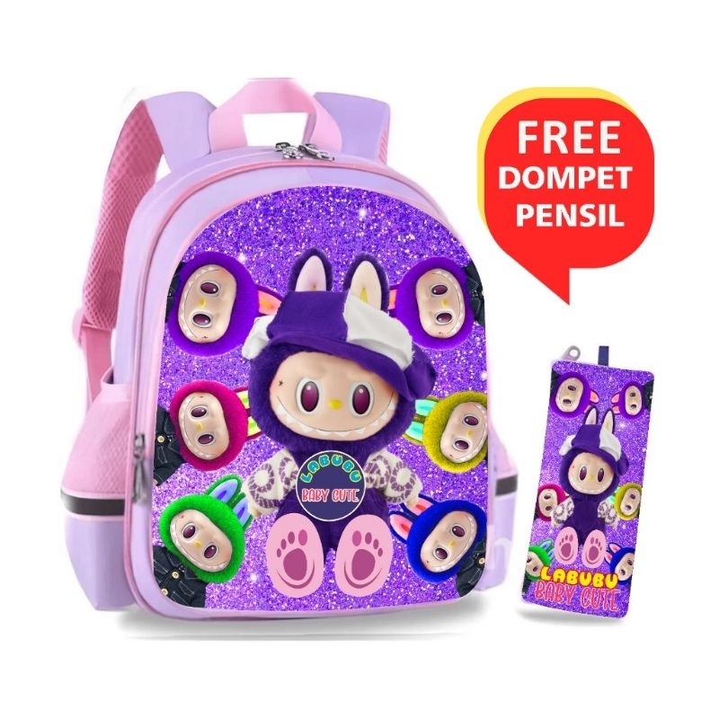 LABUBU CHILDREN'S BACKPACK FOR KINDERGARTEN/SD VIRAL 2025 | Shopee ...