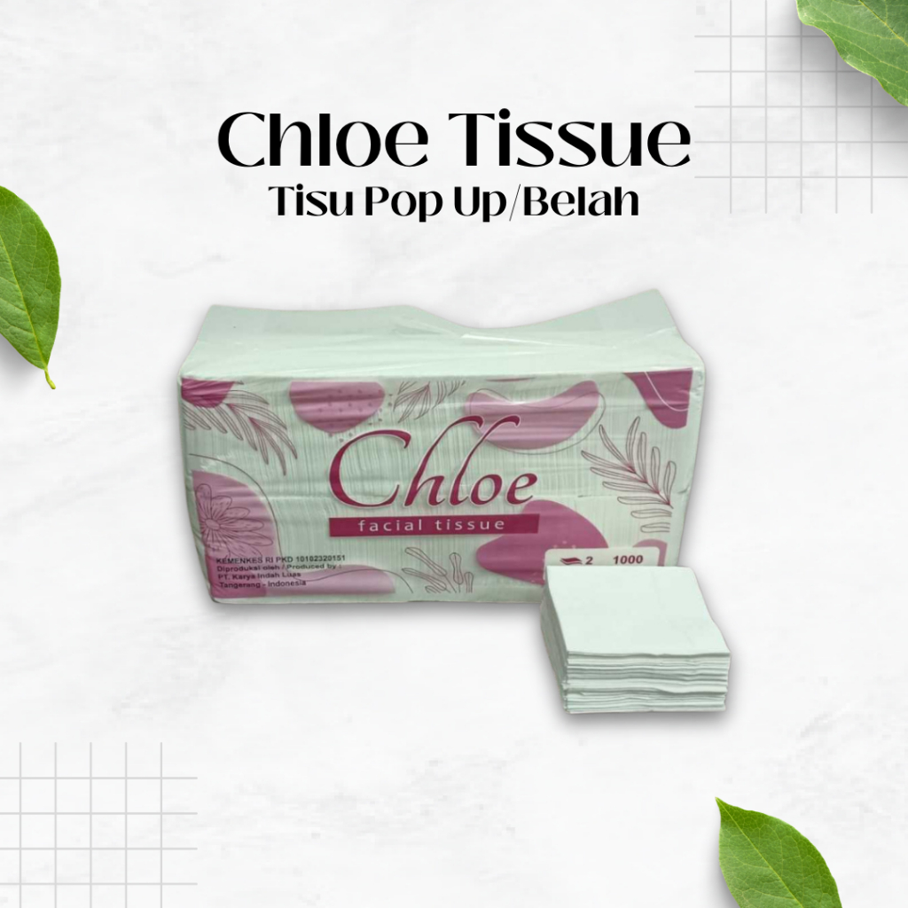 Split pop up tissue 1,000 gr chloetissue /2 ply/dining table tissue ...