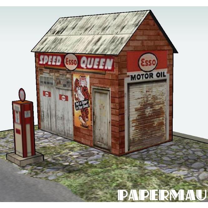 DIY Papercraft Diorama Speed Queen Paper Crafts | Shopee Singapore