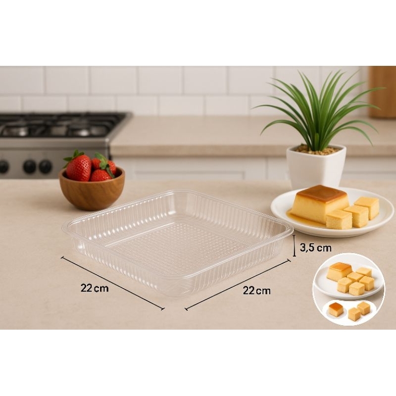 Mika base tray pudding coaster sponge cake box 22cm contents 10pcs per ...