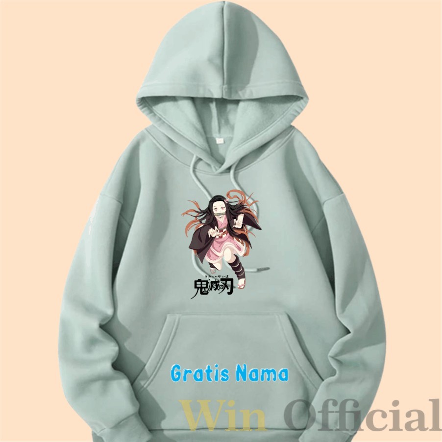 Nezuko Demon Slayer Anime Character Hoodie Sweater Jacket for Boys and ...