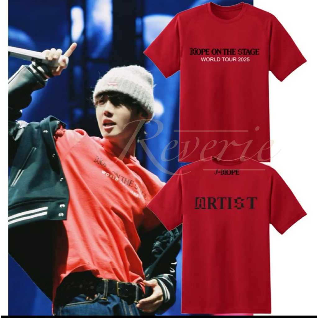 JHOPE HOPE ON THE STAGE TOUR 2025 ARTIST TSHIRT BTS KPOP IDOL MERCH ...