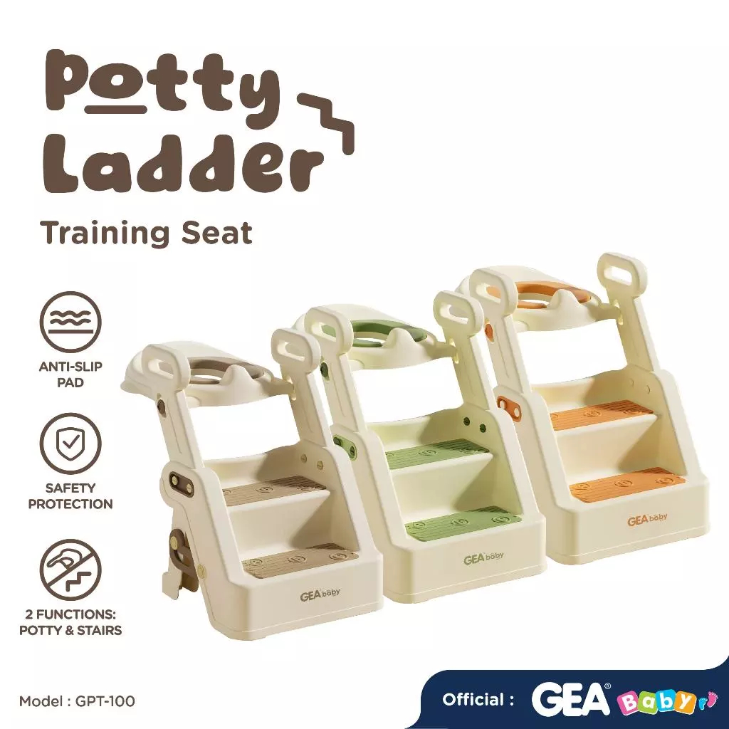 Gea Baby - Potty Stair GPT-100 | Foldable Potty Training Ladder Chair ...