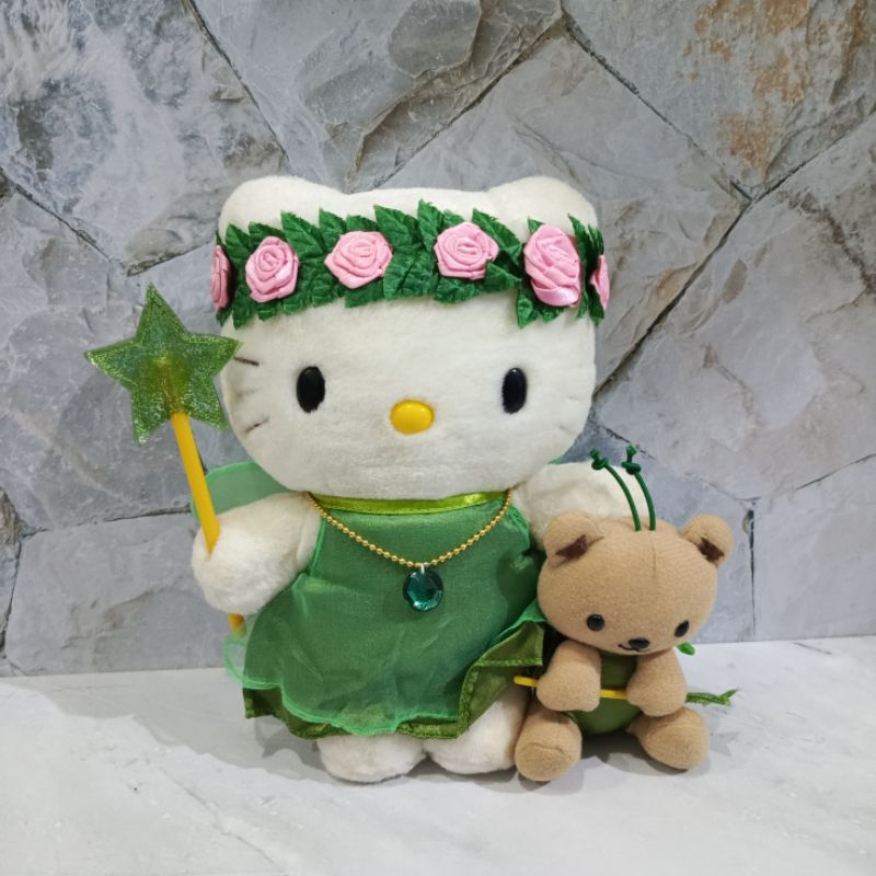 Hello Kitty Forest Fairy Kitty Character Doll With TINY CHUM Bear Very ...