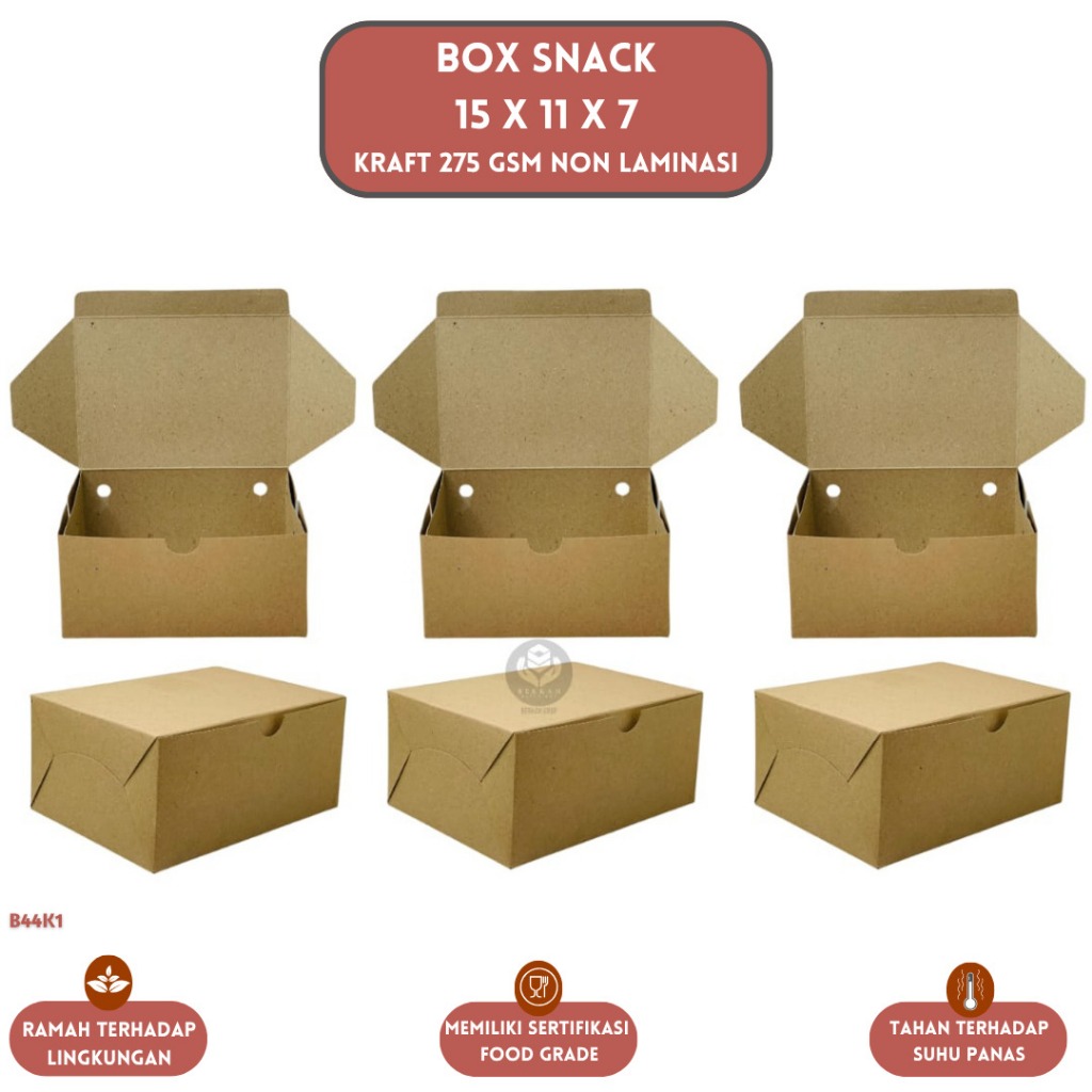 Snack Box 15X11X7 Material 275 Gsm Cake Box 11x15 Snack Box 15x11 ...
