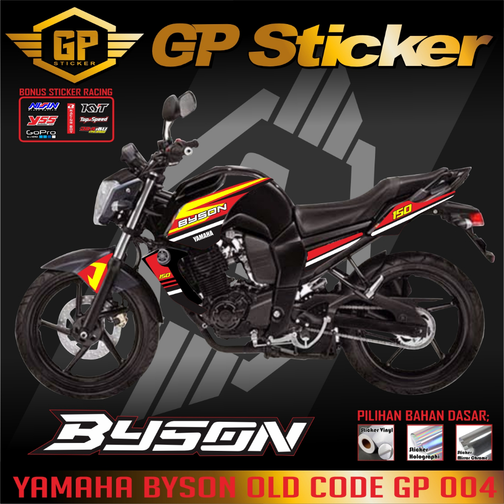 BYSON OLD YAMAHA MOTORCYCLE STRIPING STICKER VARIATION DESIGN VINYL ...