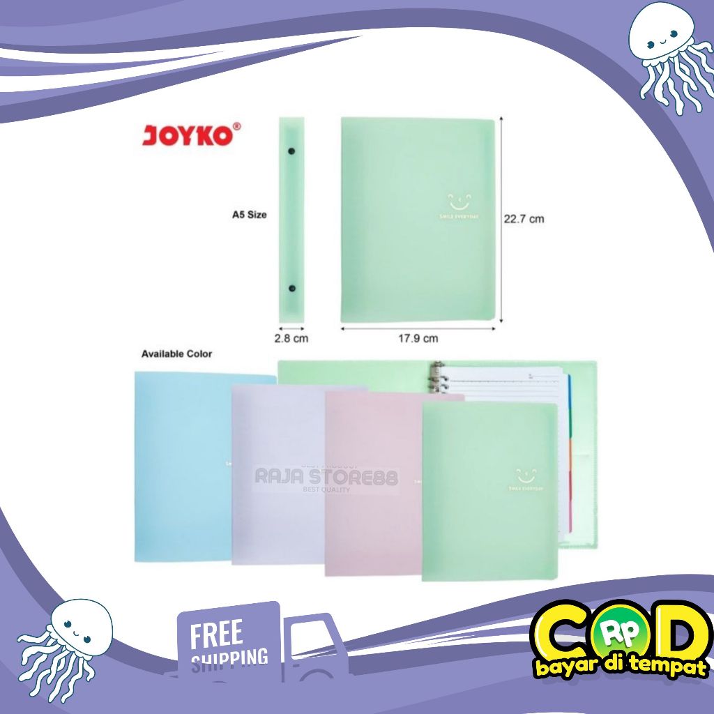 Folder Binder Note B5 Joyko B5 Plain Color (PCS) | Shopee Singapore