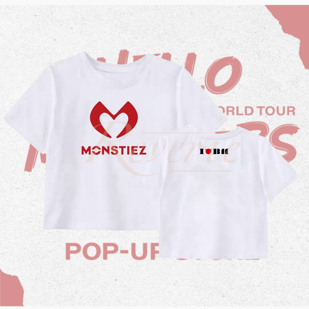 MONSTIEZ CROP TOP BABYMONSTER BAEMON CROP TOP HELLO MONSTERS CONCERT ...