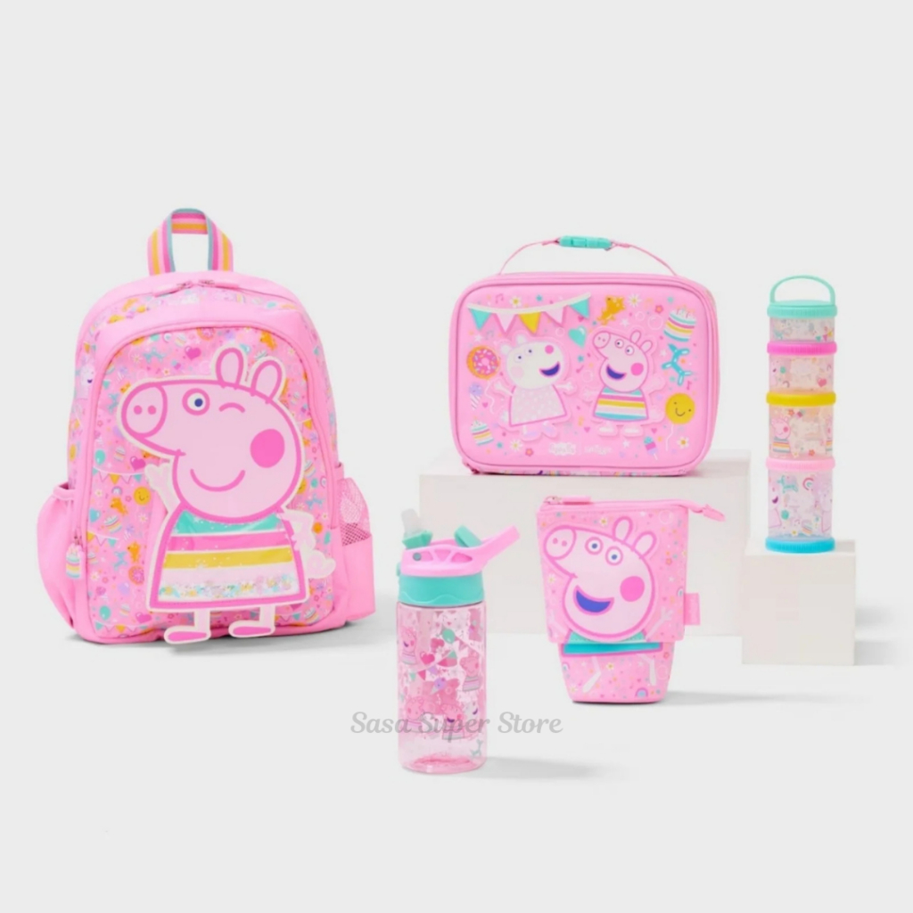 SASA BEBE | SMIGGLE SERIES GIRL PEPPA PIG JUNIOR CHARACTER BACKPACK ...