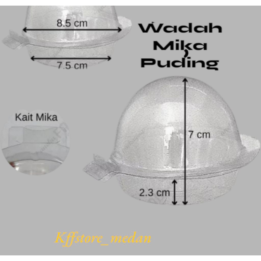 Mini Pudding Mica Container (1pack = 50pcs) | Shopee Singapore