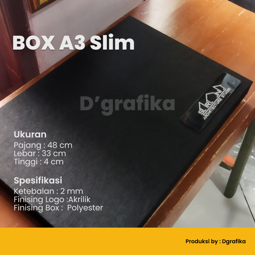 BOX A3 | Slim Slim | 48x33x4cm || ARCHITECTURE BOX / HAMPERS ...