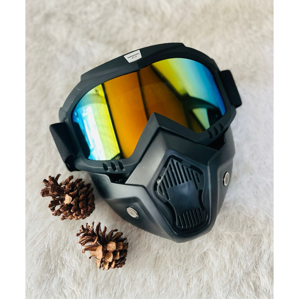 GOOGLE MASK HELMET VISOR (free packaging, bubble wrap, sheath and ...