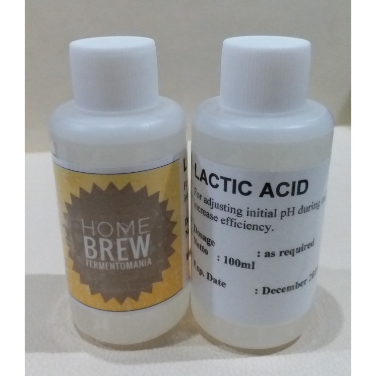 Lactic acid 88% 100ml food grade | Shopee Singapore