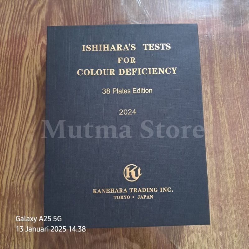 BUTA COLOR TEST BOOK ISHIHARA BLIND COLOR TEST BOOK 38 PLATES 2024 ...