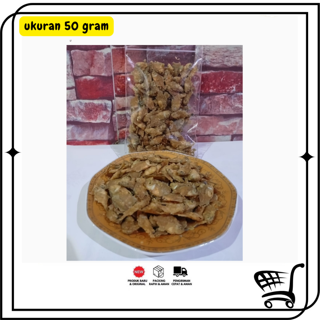 Toko99 - CRISPY SAVORY Baby fish +- 50 GRAM, 100 GRAM, 250GRAM (pouch ...