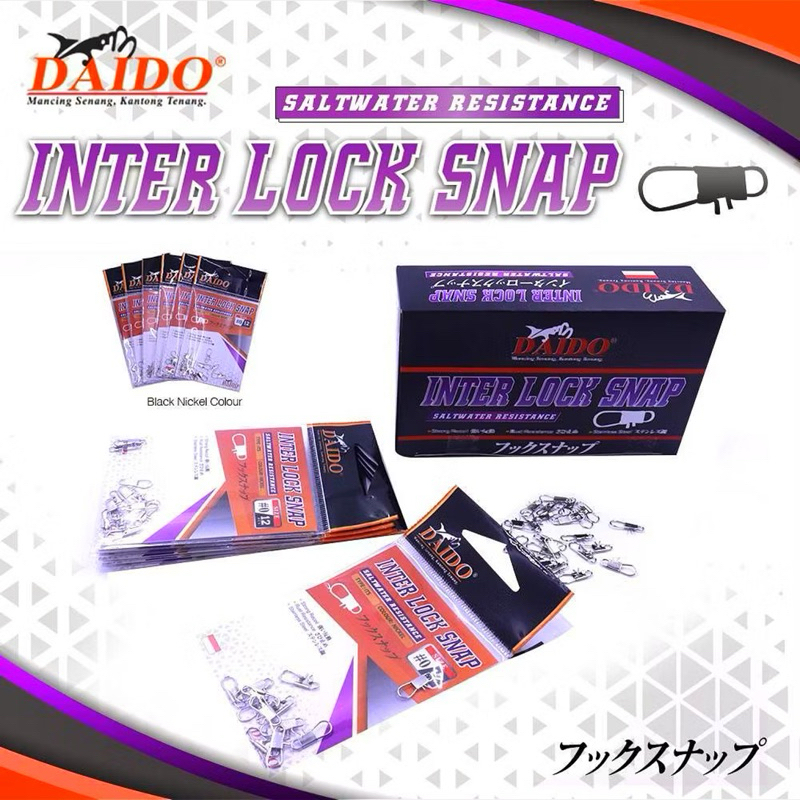 DAIDO INTER LOCK SNAP - FISHING SNAP | Shopee Singapore