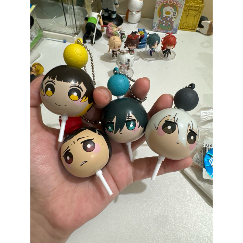 Blue Lock Oshinoodango Oshidan Itoshi Rin Bachira Nagi Shoei Gachapon ...