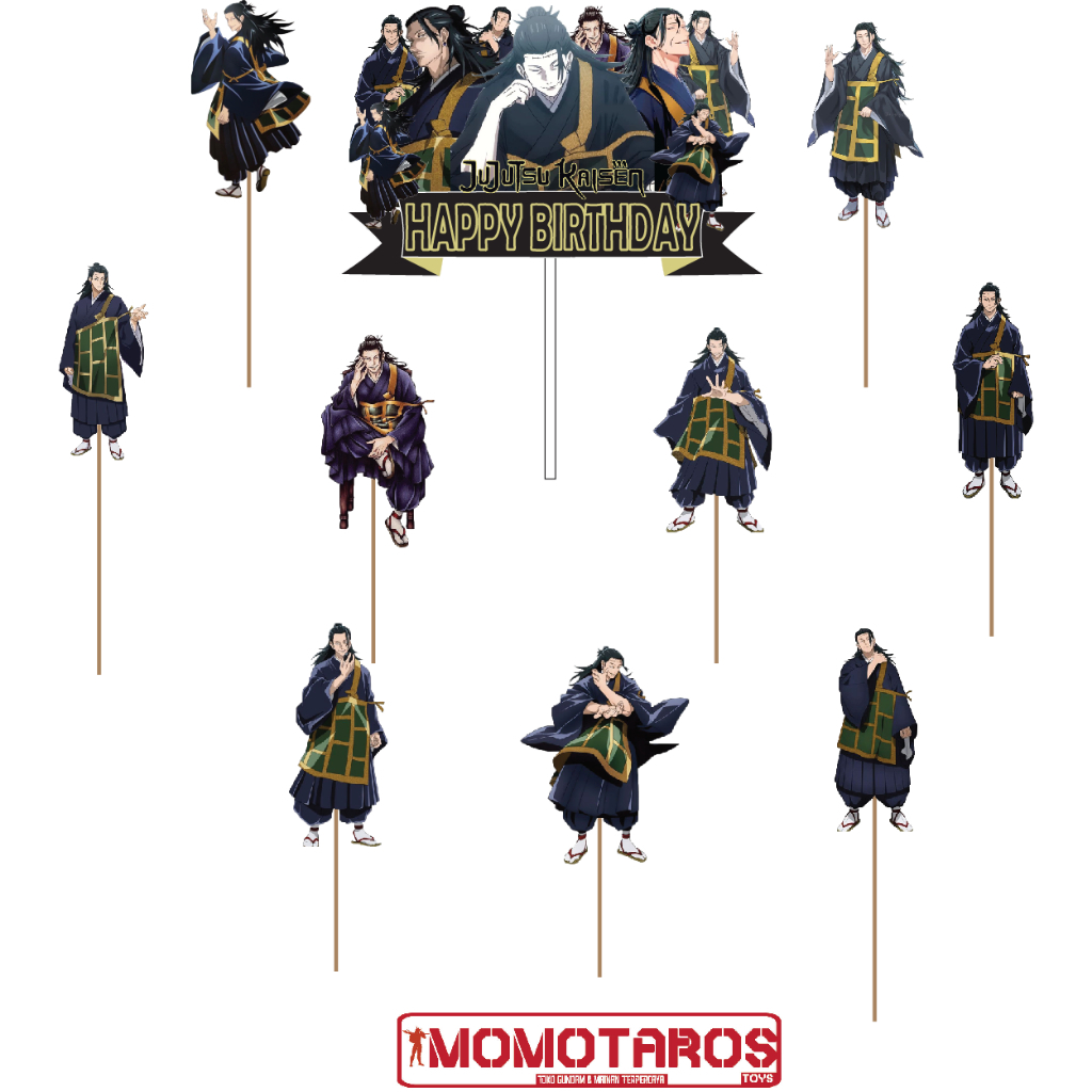Suguru Gento solo Jujutukaisen cake Topper | Shopee Singapore