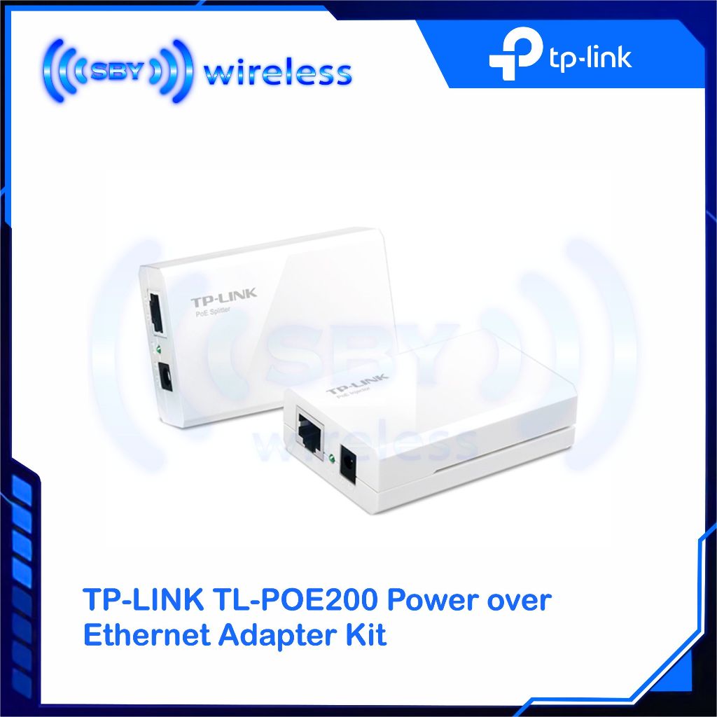 TP-LINK TL-POE200 Power over Ethernet Adapter Kit TPLINK | Shopee Singapore